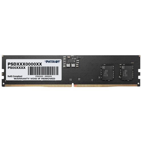 Оперативная память Patriot Memory SL 8 ГБ DDR5 DIMM CL40 PSD58G480041