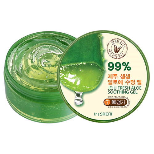 Гель The Saem Jeju Fresh Aloe - Soothing Gel Гель универсальный для лица и тела увлажняющий с "алоэ" 300 мл.