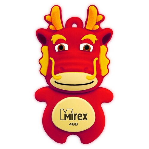 USB Flash Drive MIREX DRAGON RED 4GB
