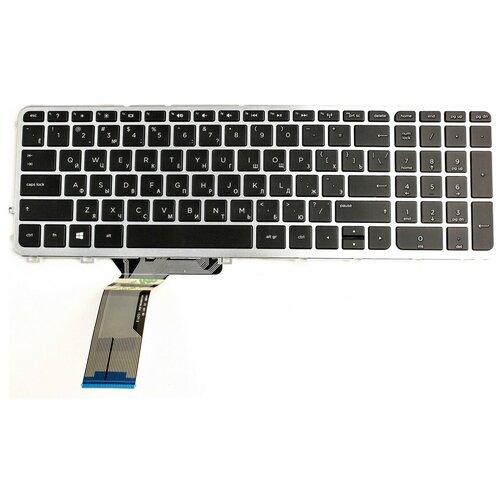 Клавиатура для ноутбука HP 15-j000 17-j000 С рамкой + подсветка P/n: 711505-251, 720244-251