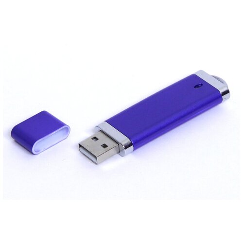 Промо флешка пластиковая «Орландо» (128 Гб / GB USB 3.0 Синий/Blue 002 Флеш-карта Элегант)