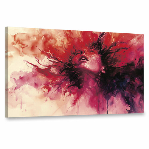 Интерьерная картина 100х60 "Страсть в цвете"