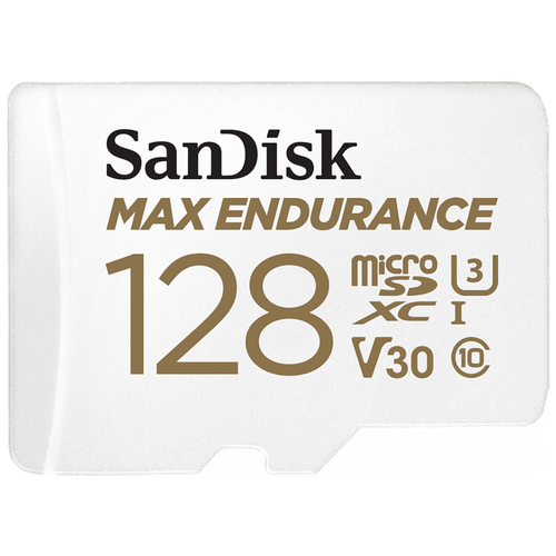 Карта памяти 128Gb - SanDisk microSD Max Endurance Class 10 UHS-I SDSQQVR-128G-GN6IA