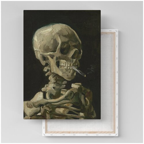 Картина на холсте с подрамником / Van Gogh - Skeleton / Ван Гог