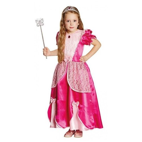 Детский розовый костюм принцессы (9082), 104 см.