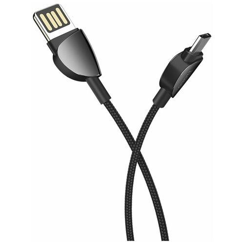 Кабель USB - micro USB 1.2м Hoco U62 Simple - Черный