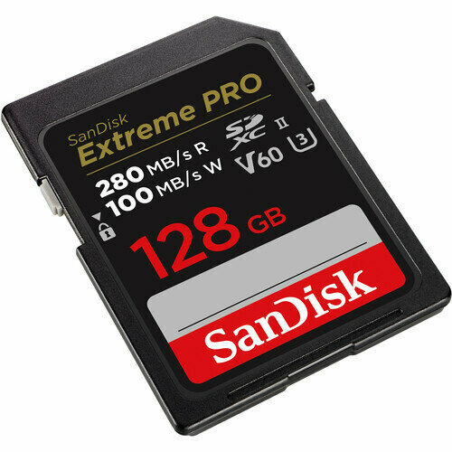 SanDisk Extreme Pro SDXC UHS-II Card V60 128gb 280/100mbs / SDSDXEP-128G-ANCIN