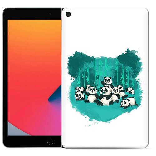 Чехол задняя-панель-накладка-бампер MyPads нарисованные панды для iPad mini 5 7.9 (2019)-A2133/A2124/A2126/A2125 противоударный