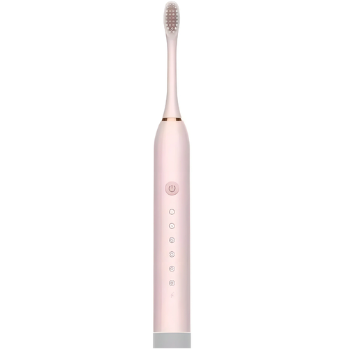 Электрическая зубная щетка Sonic Toothbrush X-3 / беспроводная звуковая щетка, розовый