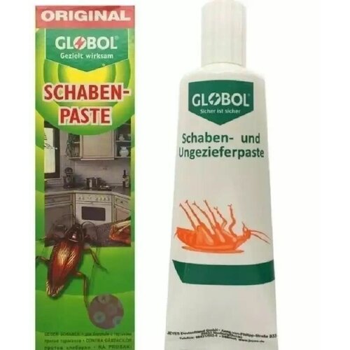 Гель от тараканов и муравьев "Globol Schaben-Paste", 75 мл, 2 шт