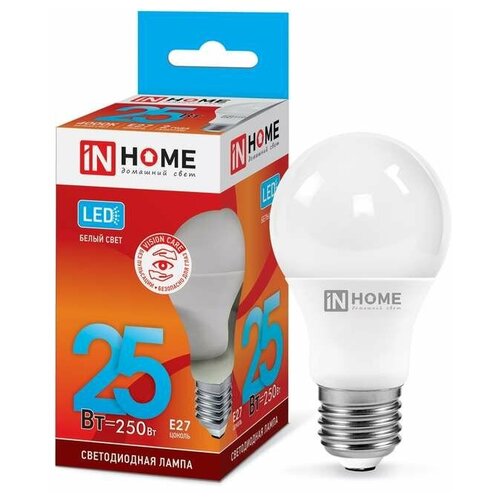 Лампа светодиодная LED-A65-VC 25Вт 230В E27 4000К 2250лм IN HOME 4690612024080 (3шт.)