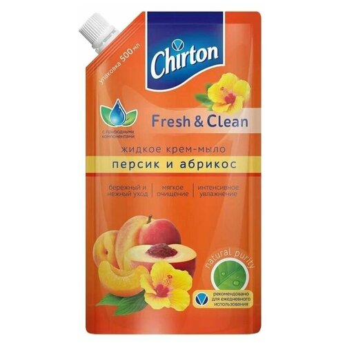 Chirton Крем-мыло жидкое "Персик и Абрикос", 500 мл