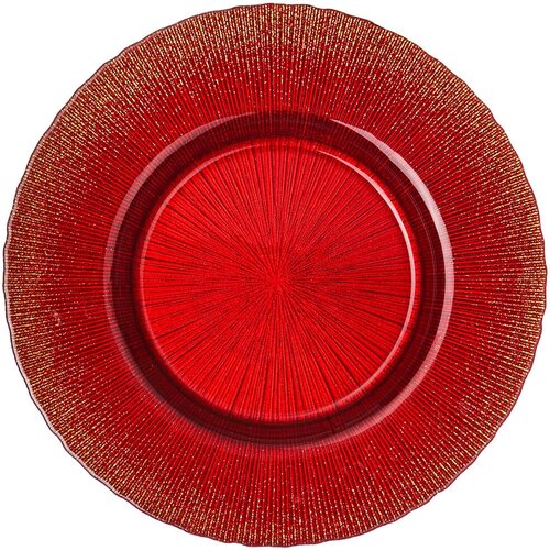 Тарелка merry red 21 см Bronco (176650)