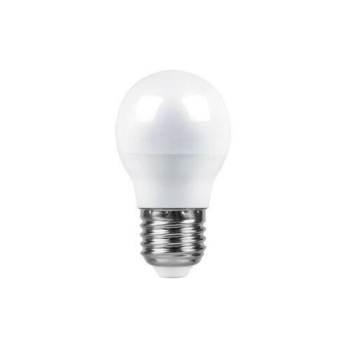 Светодиодная LED лампа Feron шар G45 E27 9W(800lm) 2700K 2K матовая 82x45, LB-550 25804 (упаковка 25 штук)