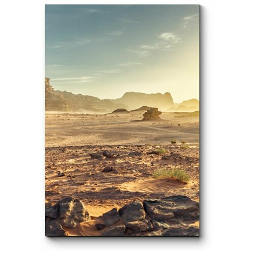 Модульная картина Освещенная солнцем пустыня 60x90