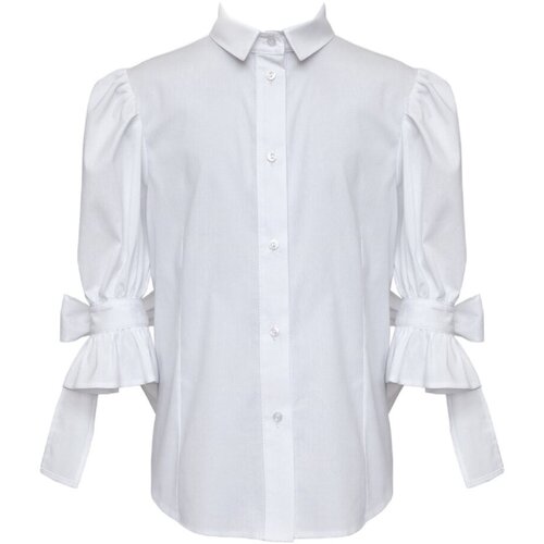 Школьная блуза SLY, размер 158, белый