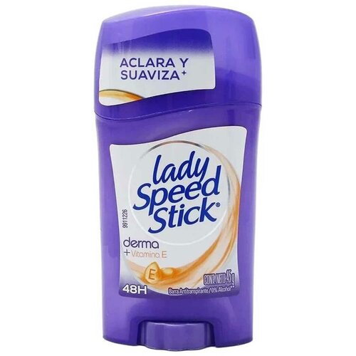 Lady Speed Stick/ Дезодорант-антиперспирант женский Derma+vitaminE