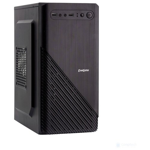 Exegate EX277803RUS Корпус Minitower BAA-103 Black mATX 2*USB Audio