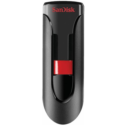 Флеш-диск 64 GB, SANDISK Cruzer Glide, USB 2.0, черный, SDCZ60-064G-B35