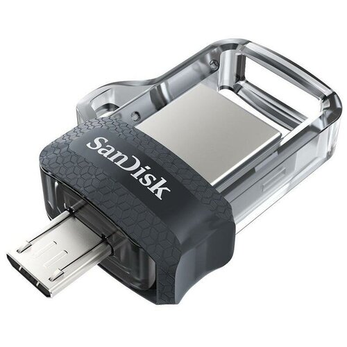 Флэш-диск USB 128Gb SanDisk Ultra Dual Drive, черный (SDDD3-128G-G46)