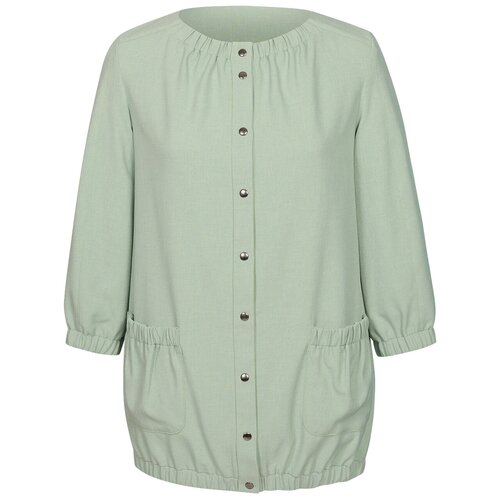 Блуза Mila Bezgerts, размер 94, зеленый
