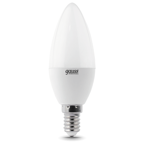 Лампа светодиодная gauss 33122, E14, C37, 12 Вт, 4100 К