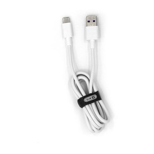 USB-кабель BYZ X9 AM-Type-C 1 метр, 5A, силикон, белый