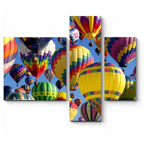 Модульная картина Фестиваль воздушных шаров, Нью Джерси 90x74