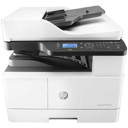 МФУ лазерное HP LaserJet MFP M443nda, ч/б, A3, белый/черный