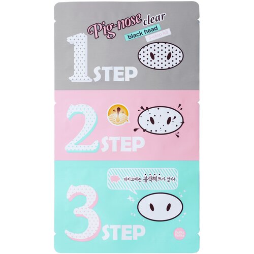 3-х ступенчатый набор средств для очистки пор, 1 шт | Holika Holika Pig-nose clear black head 3-step Kit