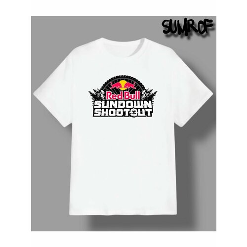 Футболка red bull, размер XXXL, белый