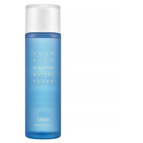 Увлажняющий тонер-эксфолиант Ottie Aqua Rich Hyaluron Watery Toner, 150мл