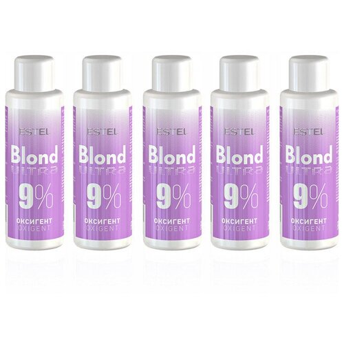 ESTEL ONLY Оксигент для волос 9%, ULTRA BLOND 60мл (5 шт в наборе)