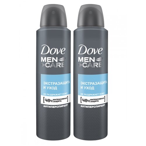Антиперспирант-дезодорант спрей Dove Men+Care Экстразащита и уход (150 мл) 2 шт.