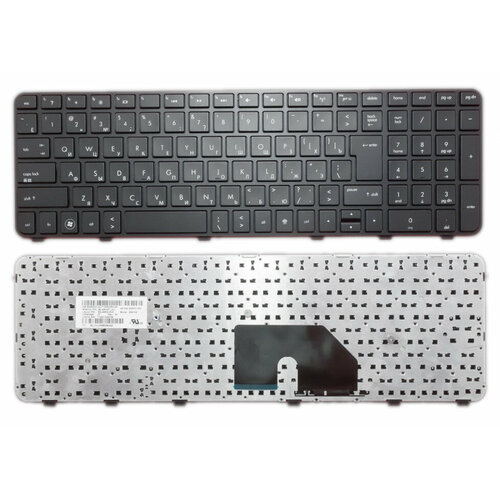 Клавиатура для HP Pavilion dv6-6023tx черная с рамкой