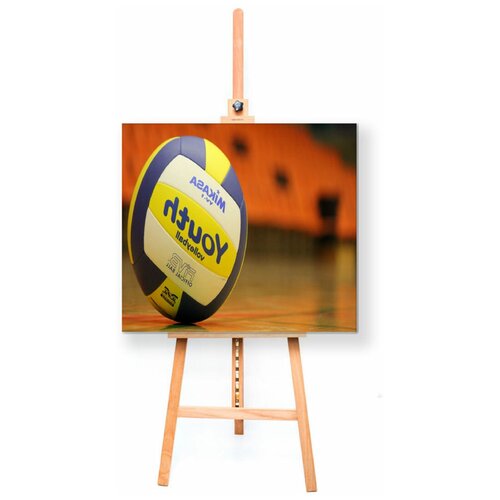 Интерьерная картина Coolpodarok Волейбол Волейбольный мяч Спорт Синий Желтый
