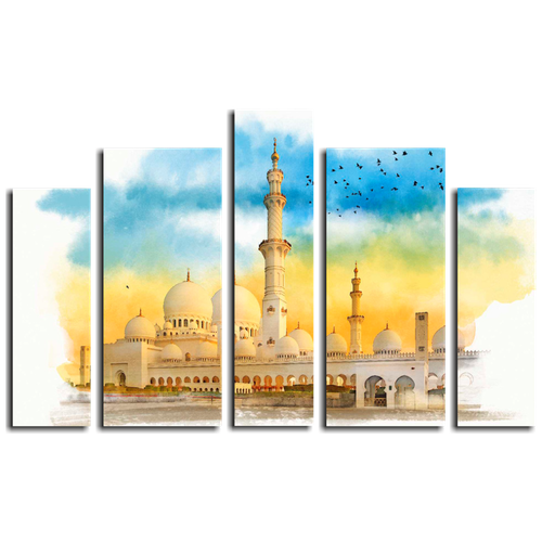 Модульная картина Мечеть, Картина 108х70 см