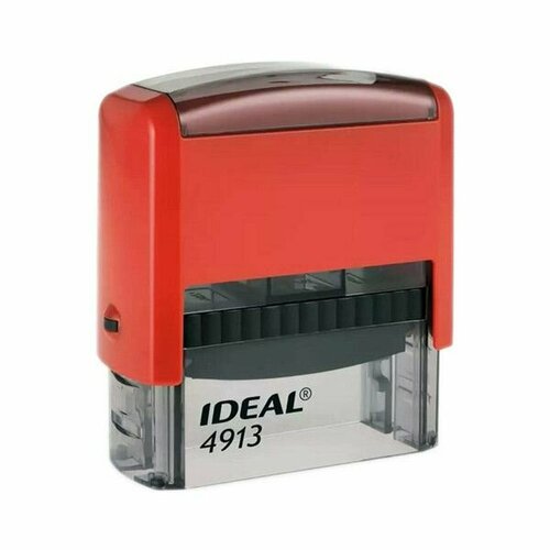 IDEAL 4913 Автоматическая оснастка для штампа (штамп 58 х 22 мм.), Красный