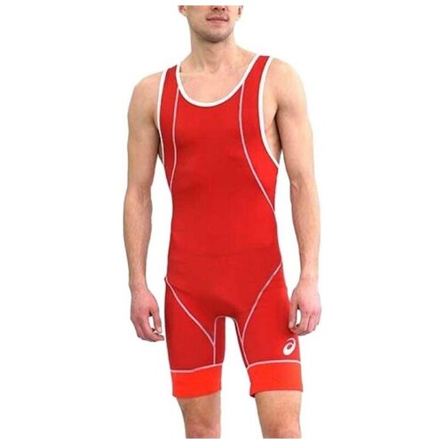 Трико ASICS Wrestling Suit, размер 5XL, красный