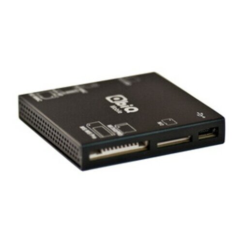 Картридер QbiQ CR111 Mobile usb 2.0 SD-MMC, TF-microSD, miniSD, MS, M2 - металлический корпус