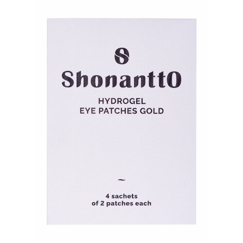 SHONANTTO Hydrogel Eye Patches Gold sachet 2 patchs Гидрогелевые патчи для глаз "Золотые"