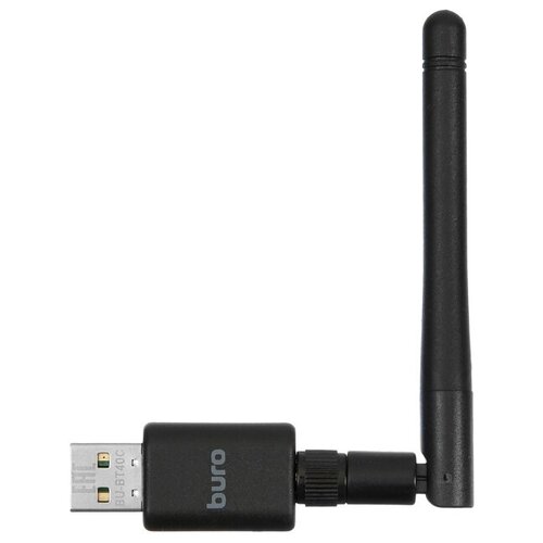 Адаптер USB Buro BU-BT40С Bluetooth 4.0+EDR class 1 100м черный (1157305)