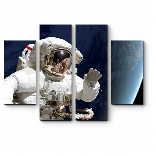 Модульная картина Привет из открытого космоса 110x83