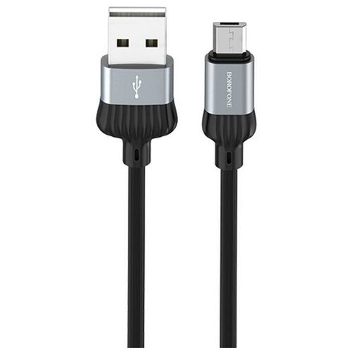 Кабель USB MicroUSB Borofone BX28 <серый>