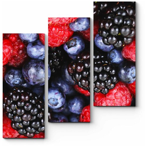 Модульная картина Сладкие ягоды 140x149
