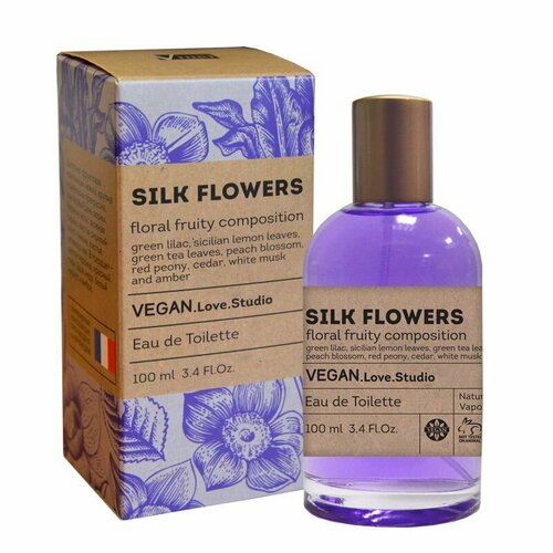 Delta parfum Туалетная вода женская Vegan Love Studio Silk Flowers, 50мл