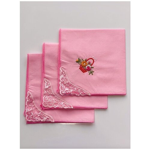 Носовой платок , розовый