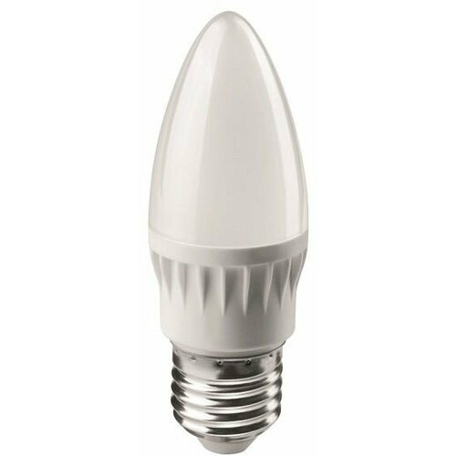 Лампа светодиодная LED 6вт E27 белый матовая свеча онлайт | код. 19209 | NAVIGATOR ( 1шт. )