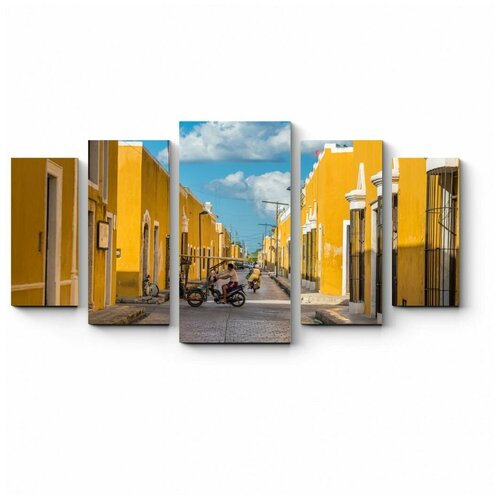 Модульная картина Исамаль - желтый город110x61