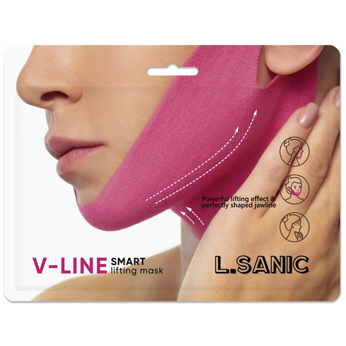 L.Sanic Маска-бандаж для коррекции овала лица - V-line smart lifting mask, 11г